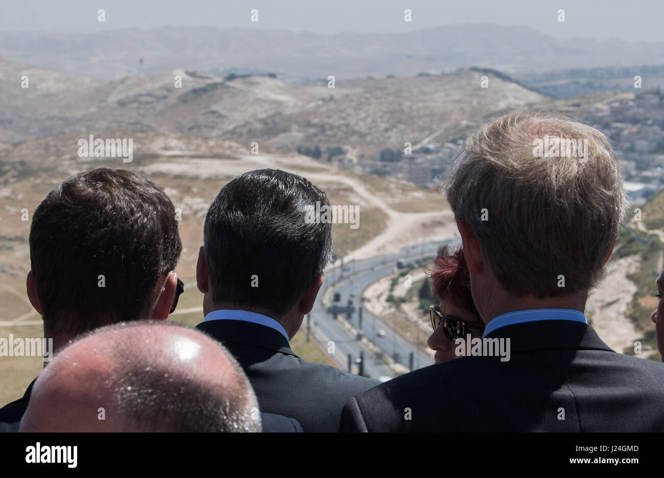 Jerusalem, Israel. 25th April, 2017. German Minister of Foreign Affairs ...