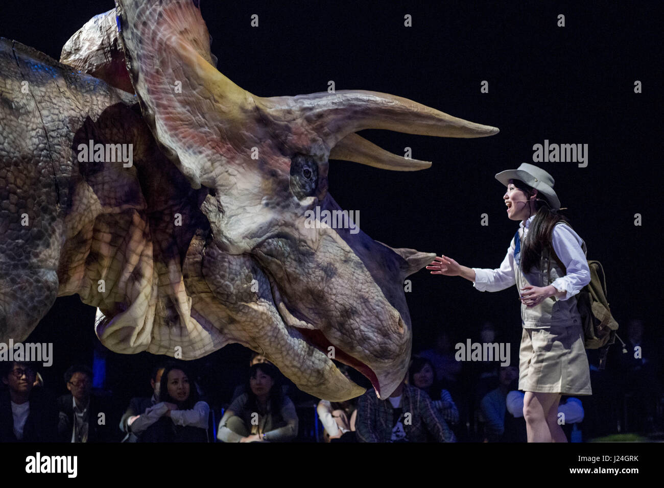 Tokyo, Tokyo, Japan. 25th Apr, 2017. The Dino-Safari exhibition ...