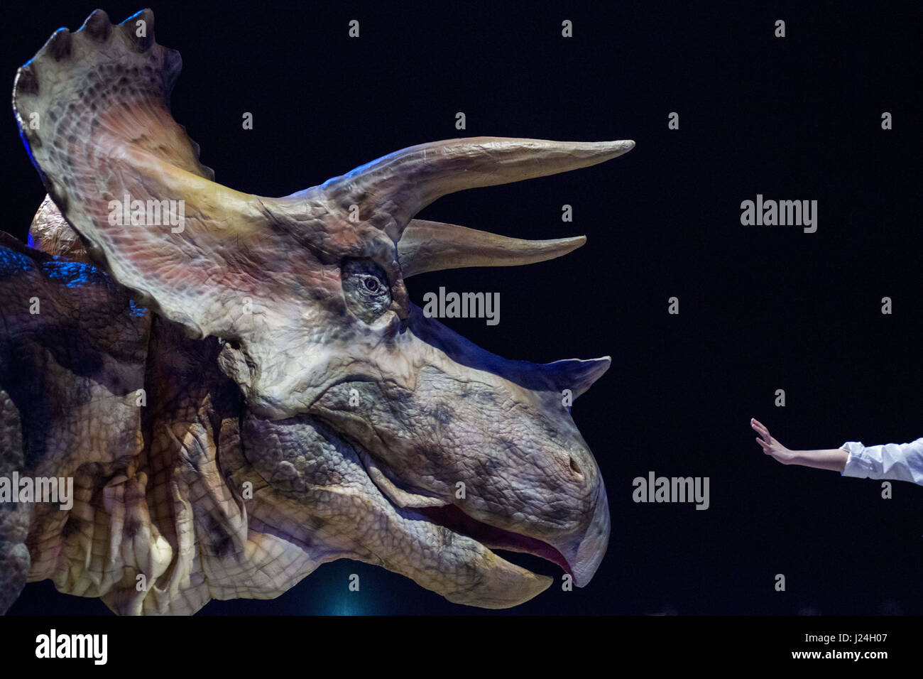 Tokyo, Tokyo, Japan. 25th Apr, 2017. The Dino-Safari exhibition ...