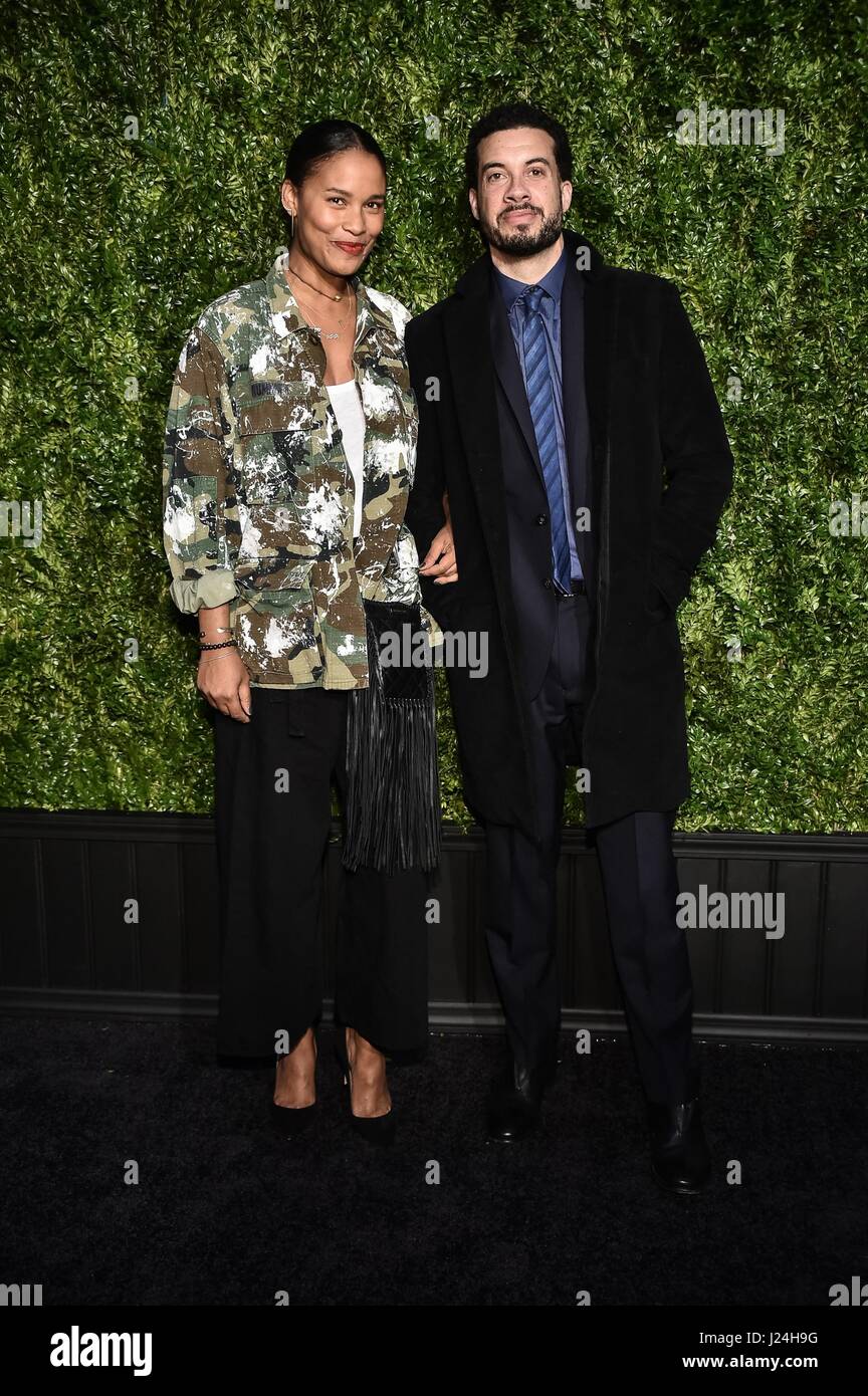Joy Bryant, Ezra Edelman at arrivals for Chanel 12th Annual Tribeca ...