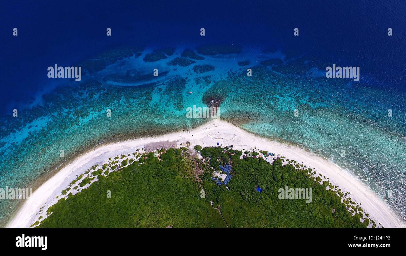 Sansha. 23rd Apr, 2017. The Ganquan Island of Xisha Yongle Islands is ...