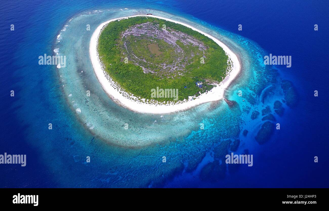 Sansha. 23rd Apr, 2017. The Ganquan Island of Xisha Yongle Islands is ...
