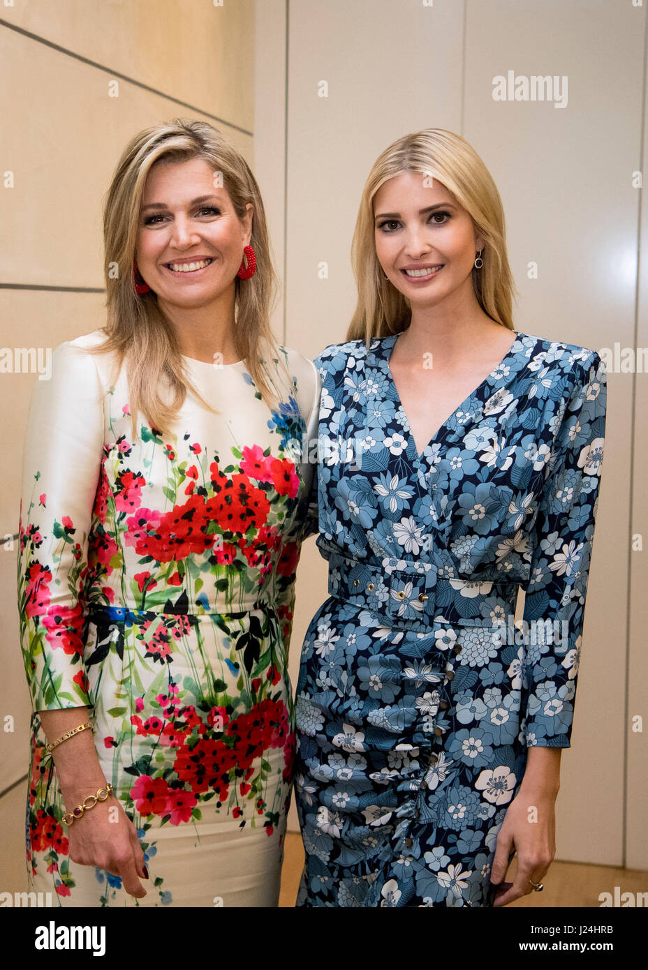 Berlin, Germany. 25th Apr, 2017. Ivanka Trump (r), daughter of US ...