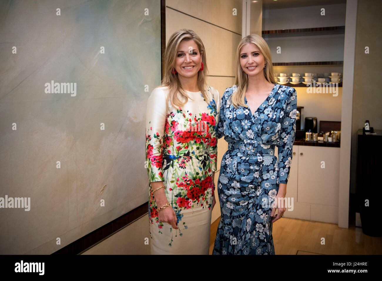 Berlin, Germany. 25th Apr, 2017. Ivanka Trump (r), daughter of US ...