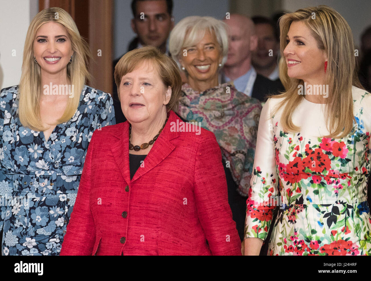 Berlin, Germany. 25th Apr, 2017. dpatop - Ivanka Trump, daugher and ...