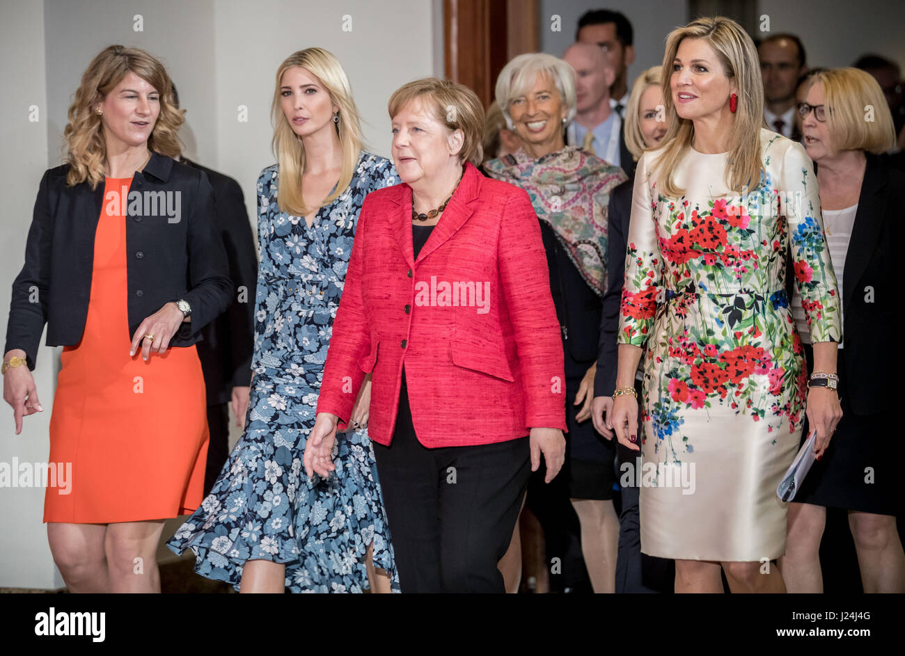 Berlin, Germany. 25th Apr, 2017. Stephanie Bschorr, Chairwoman of the ...