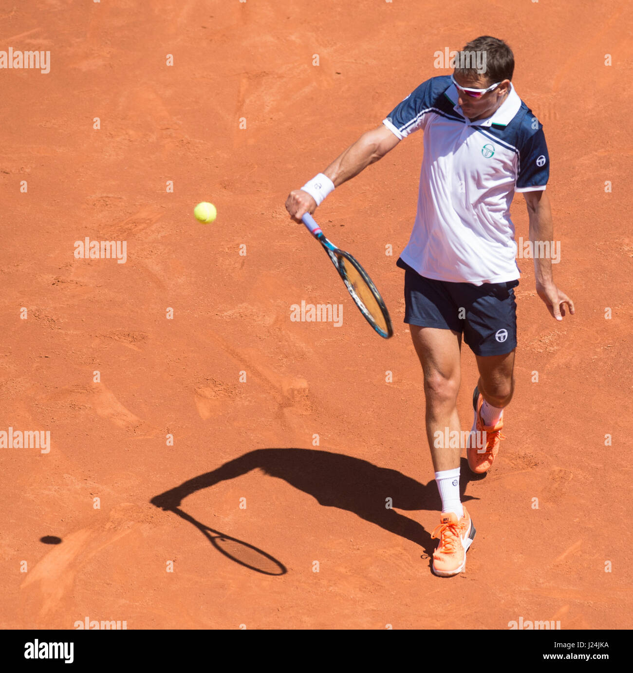 Barcelona, Spain. 25th April, 2017. Spanish tennis player Tommy Robredo ...