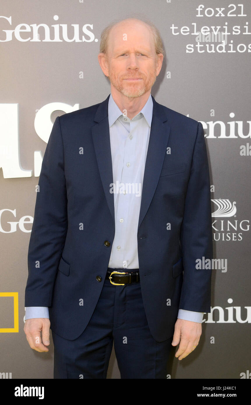 Westwood, California, USA. 24th Apr, 2017. Ron Howard at National ...