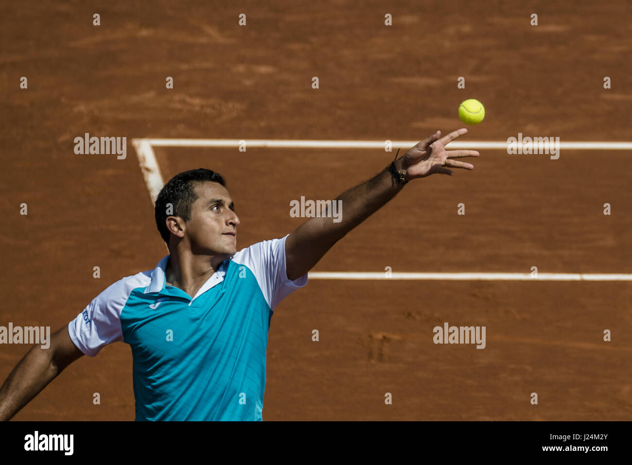 Barcelona, Catalonia, Spain. 25th Apr, 2017. NICOLAS ALMAGRO (ESP ...