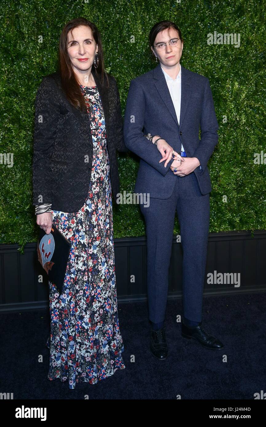 New York, NY, USA. 24th Apr, 2017. Laurie Simmons, Grace Dunham at ...