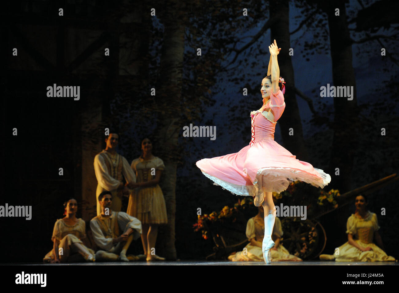 Singapore. 25th Apr, 2017. Ballet dancers of Italy's Teatro di San ...
