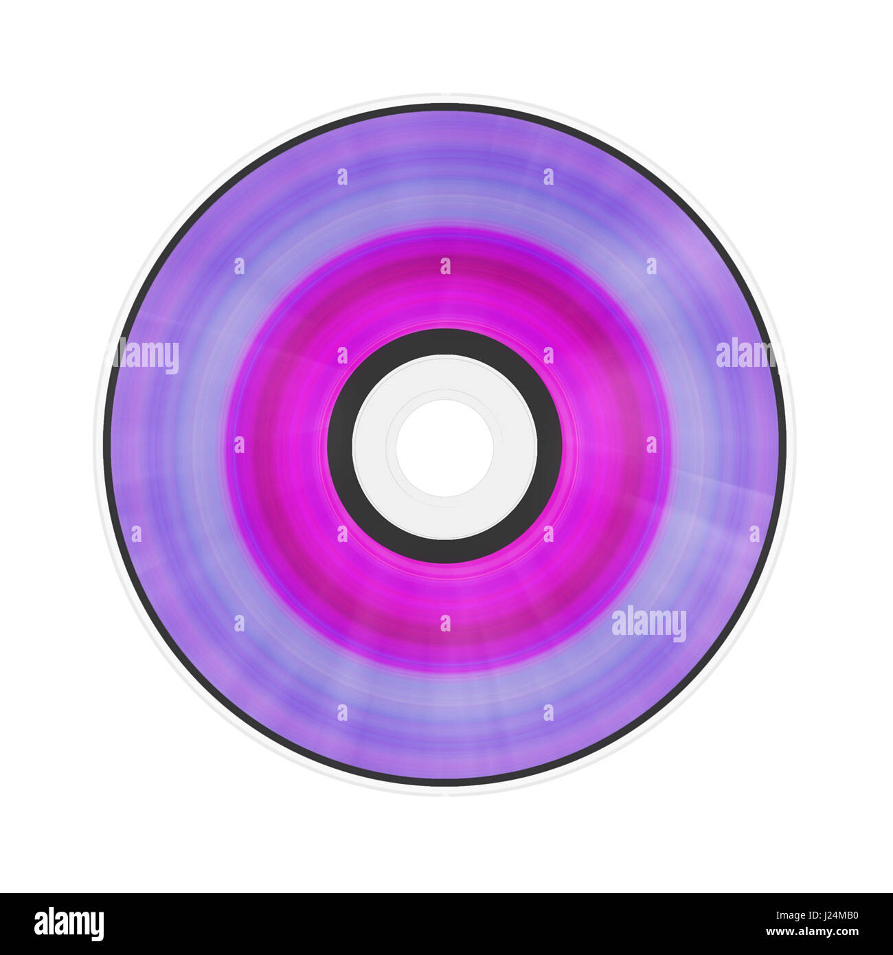 Logo Disque Compact Blanc