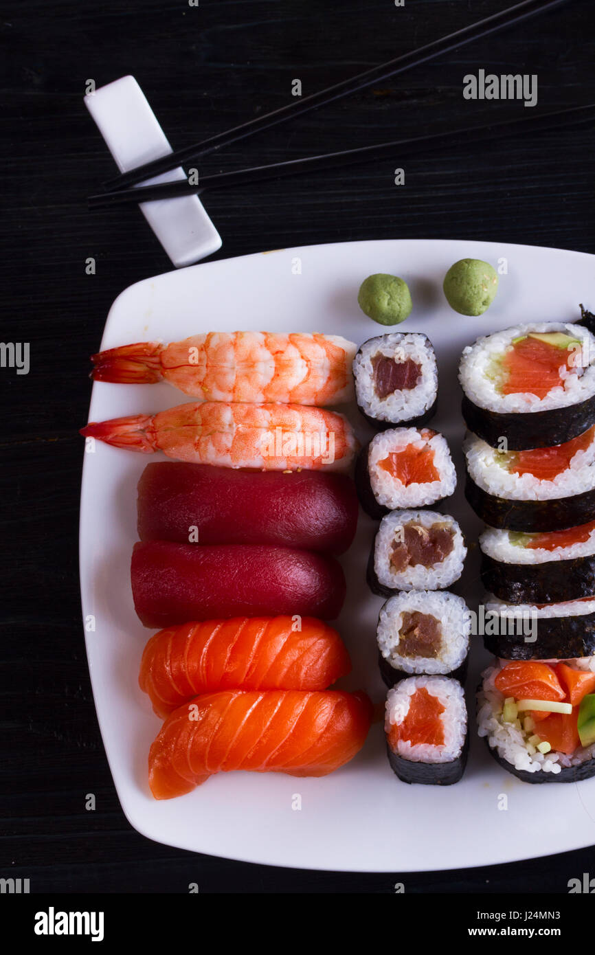 Japanese sushi dish Stock Photo - Alamy