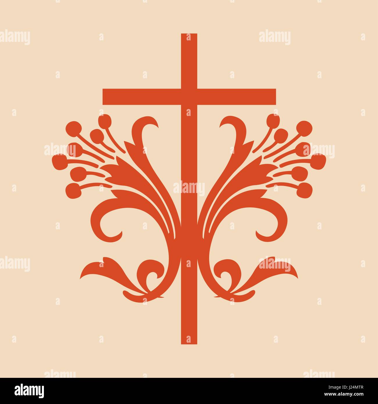 Christian holy plant Stock Vector Images - Alamy