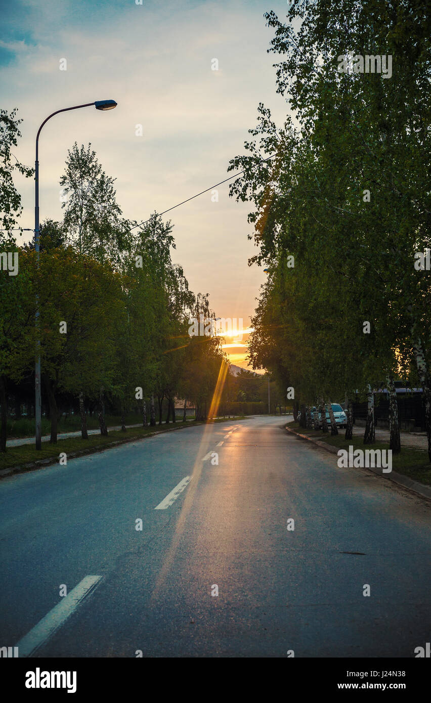 Empty town hi-res stock photography and images - Alamy
