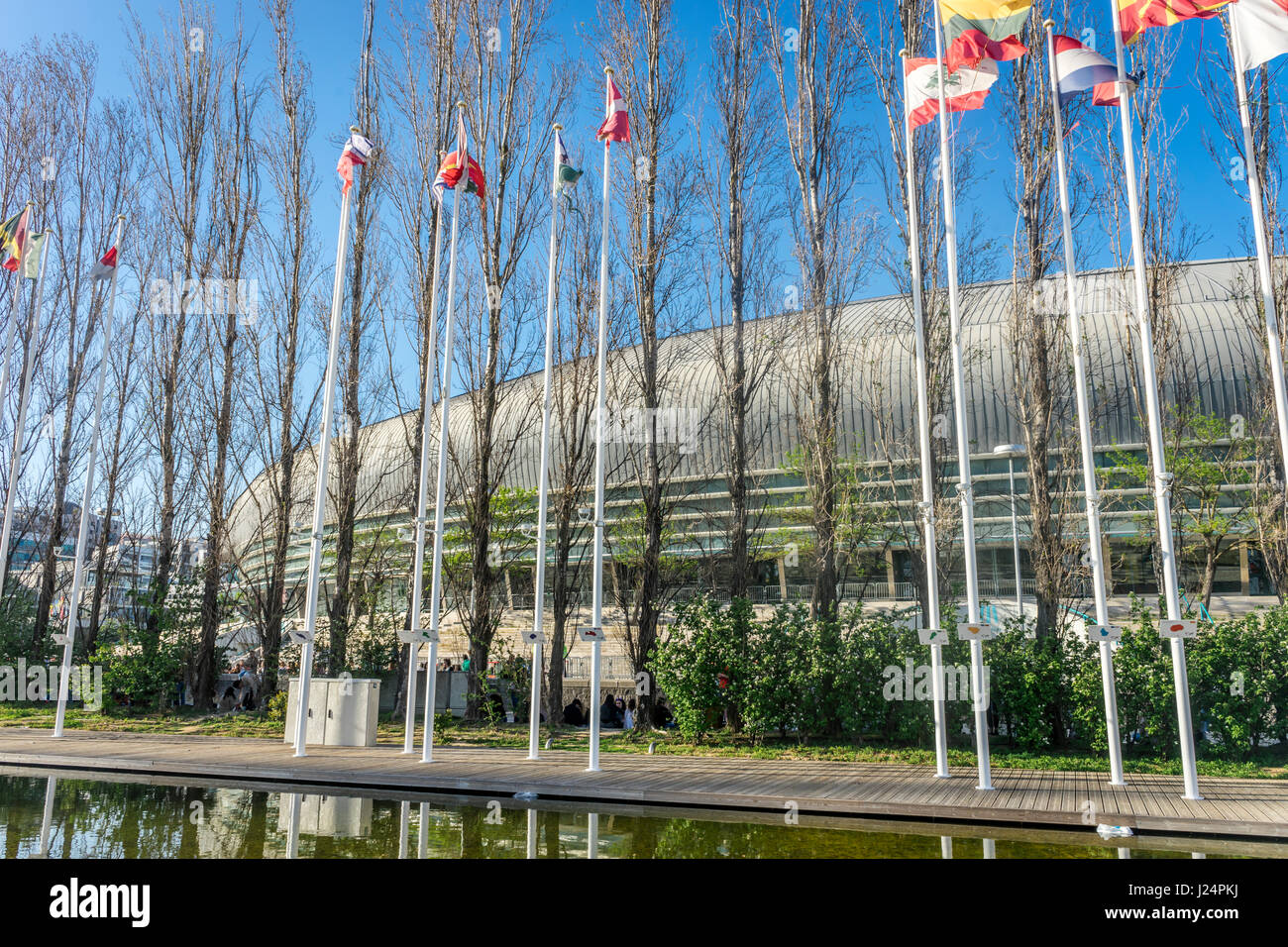 MEO Arena, an entertainment and conference centre in Lisbon, Portugal ...