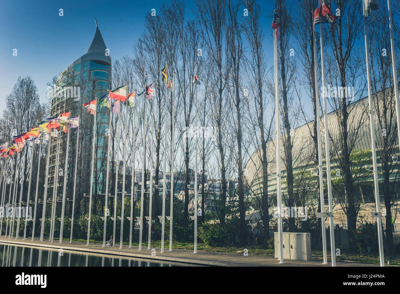 MEO Arena, an entertainment and conference centre in Lisbon, Portugal ...