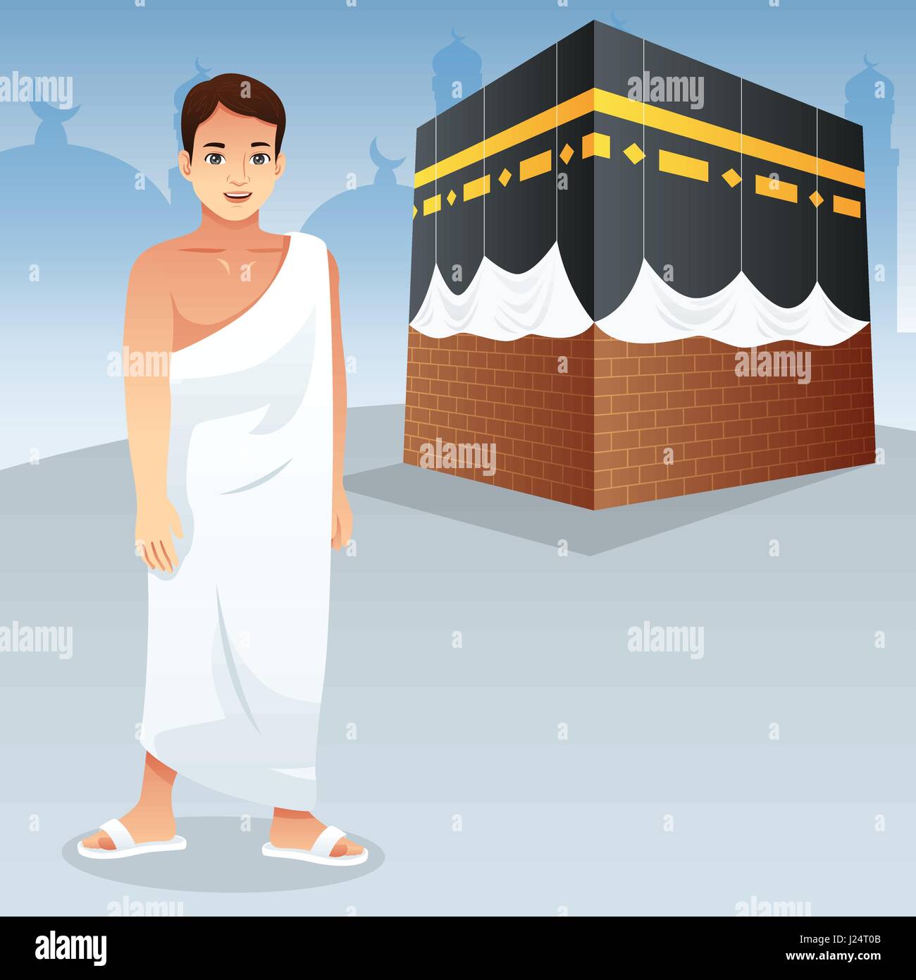 Kaaba vector vectors hi-res stock photography and images - Alamy