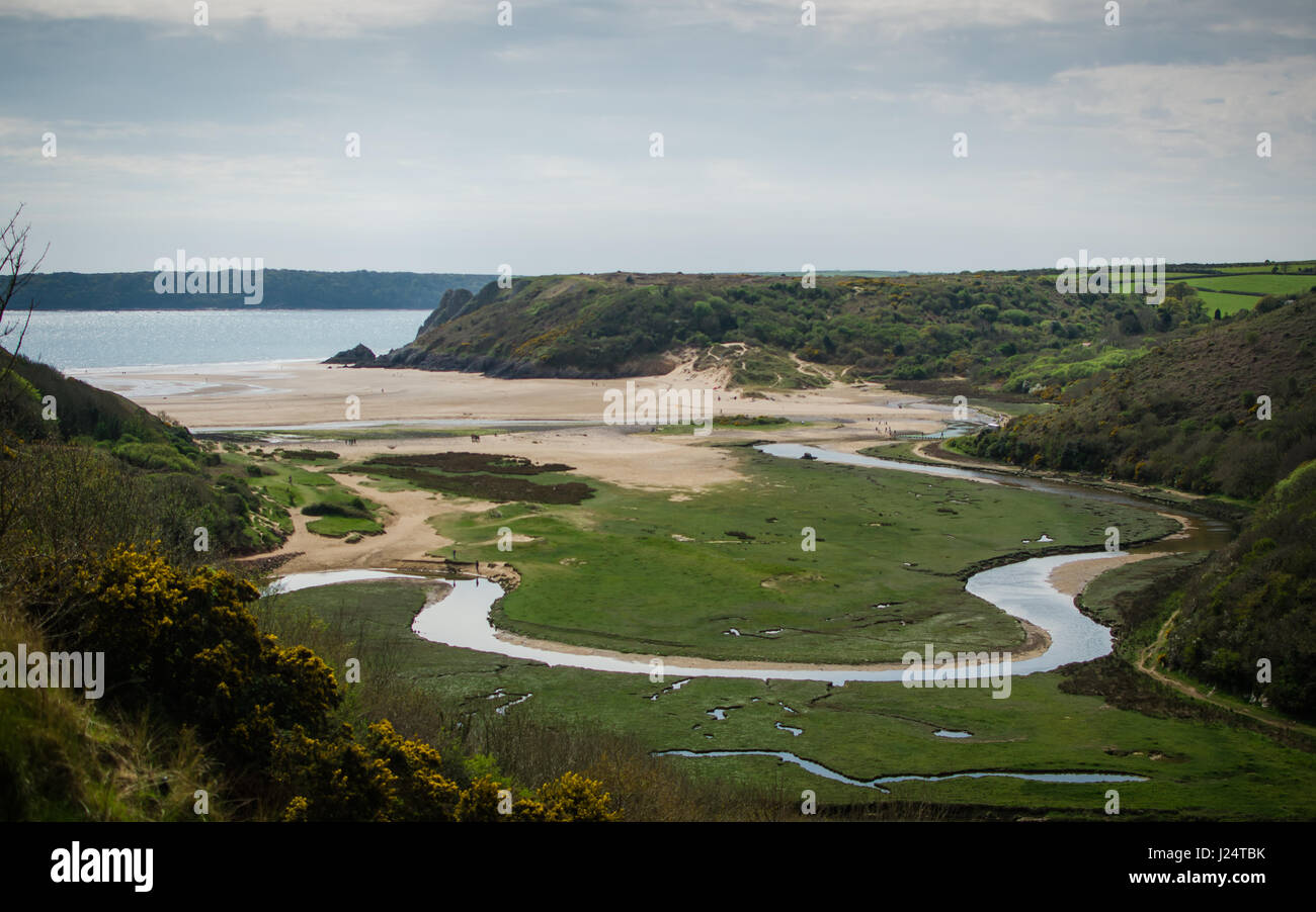 The Gower Landscapes Stock Photo - Alamy