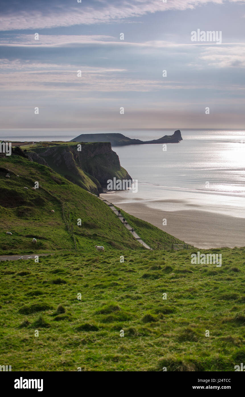 The Gower Landscapes Stock Photo - Alamy