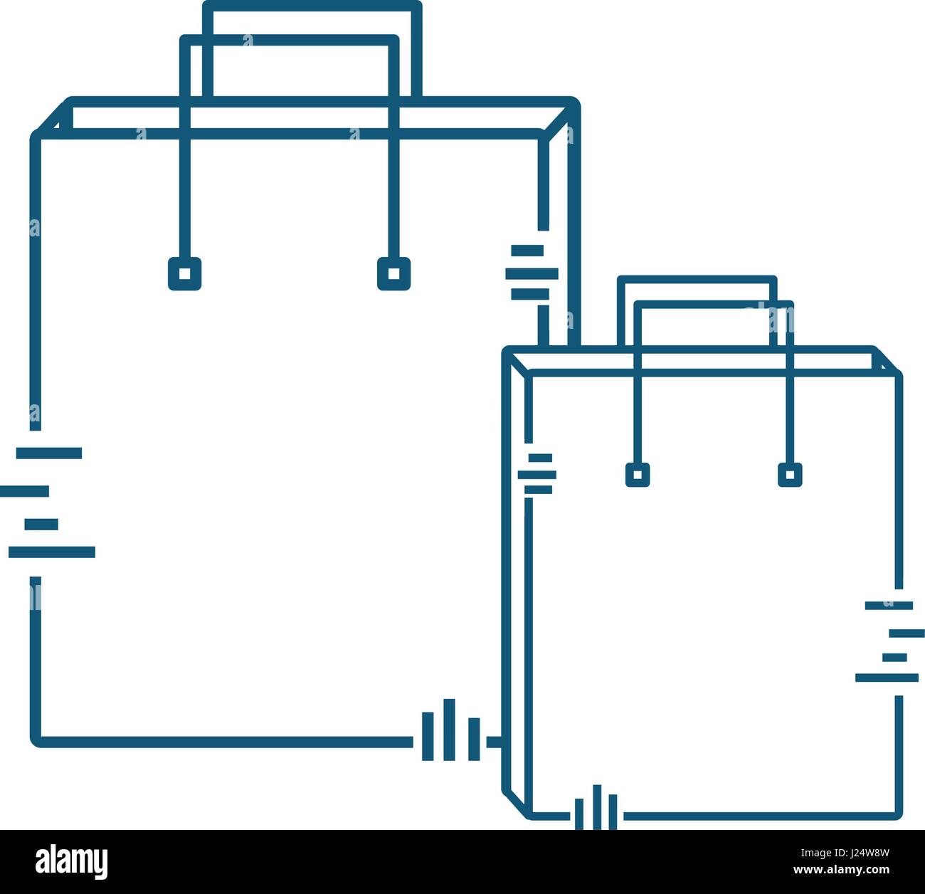Courier bags Stock Vector Images - Alamy