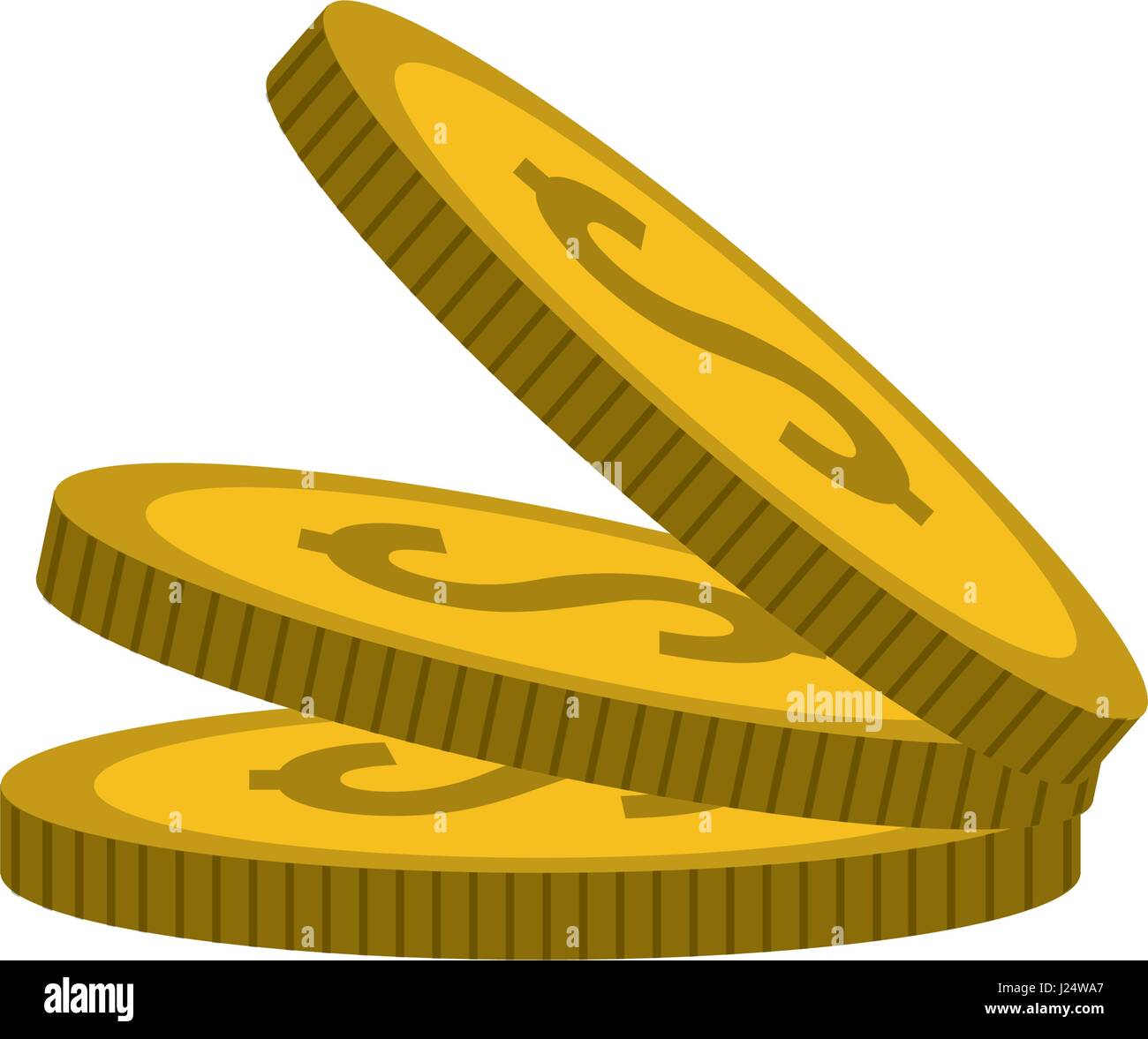 gold coins money save Stock Vector Image & Art - Alamy
