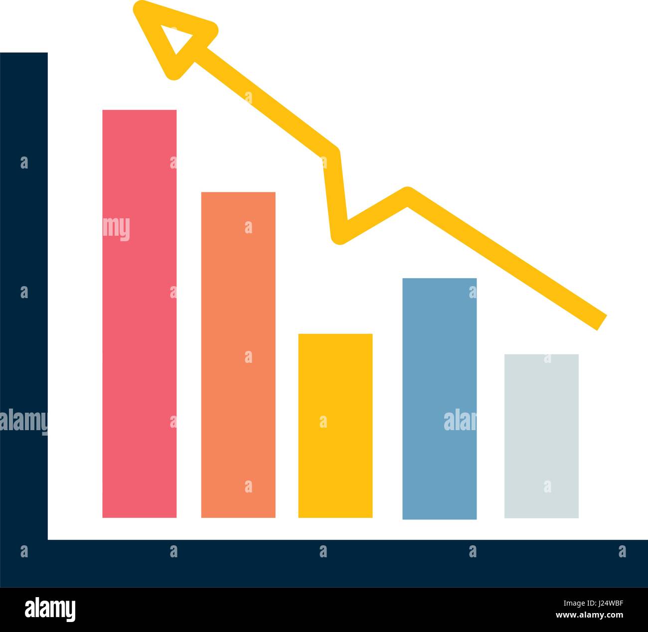 business statistic data growing diagram Stock Vector Image & Art - Alamy