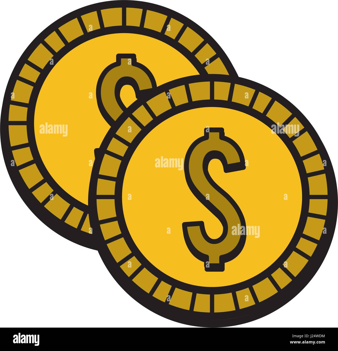 gold coins money save Stock Vector Image & Art - Alamy