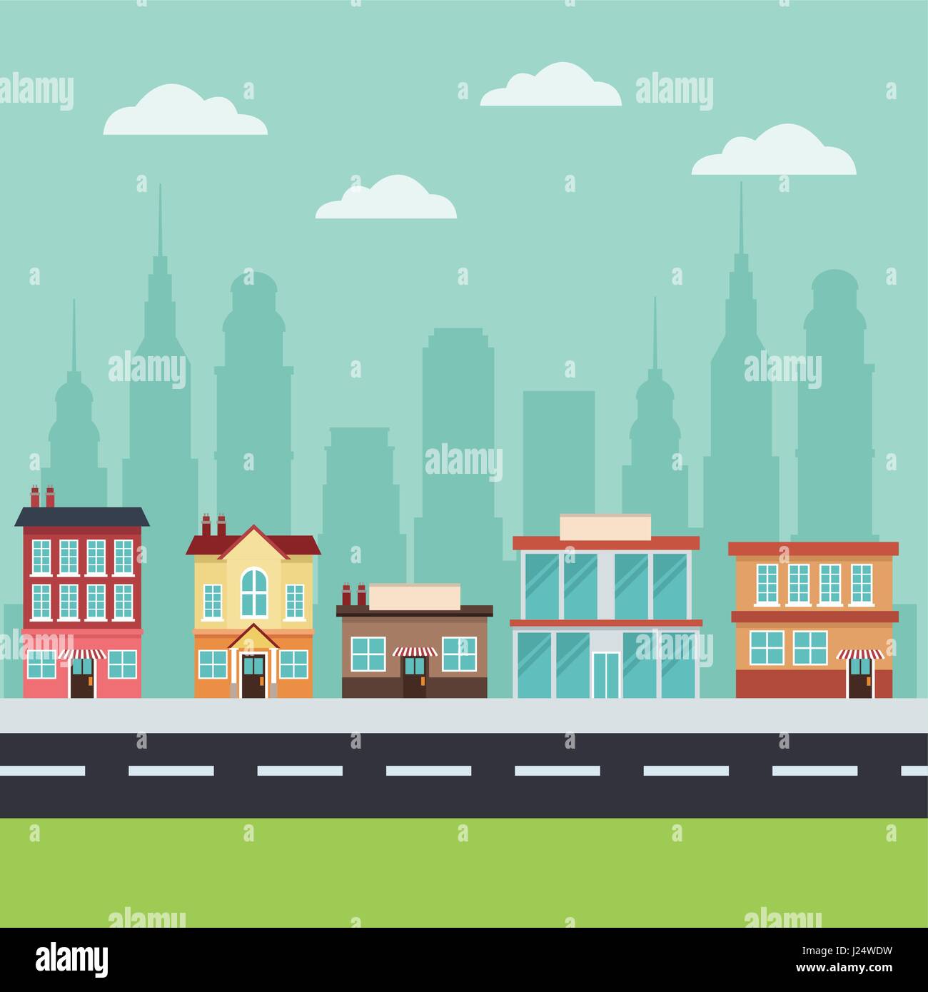 Architecture buildings main Stock Vector Images - Alamy