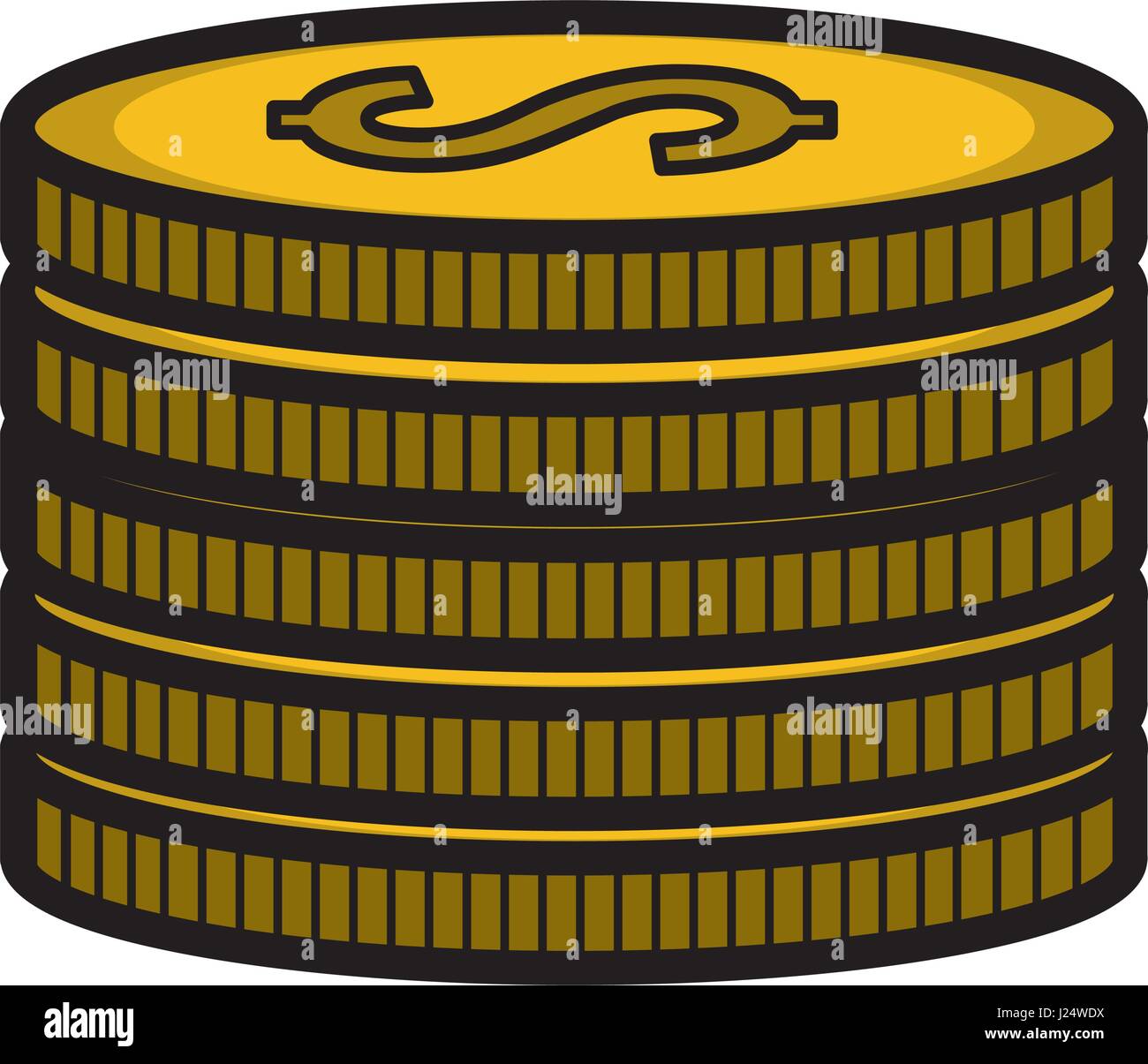 gold coins money save Stock Vector Image & Art - Alamy