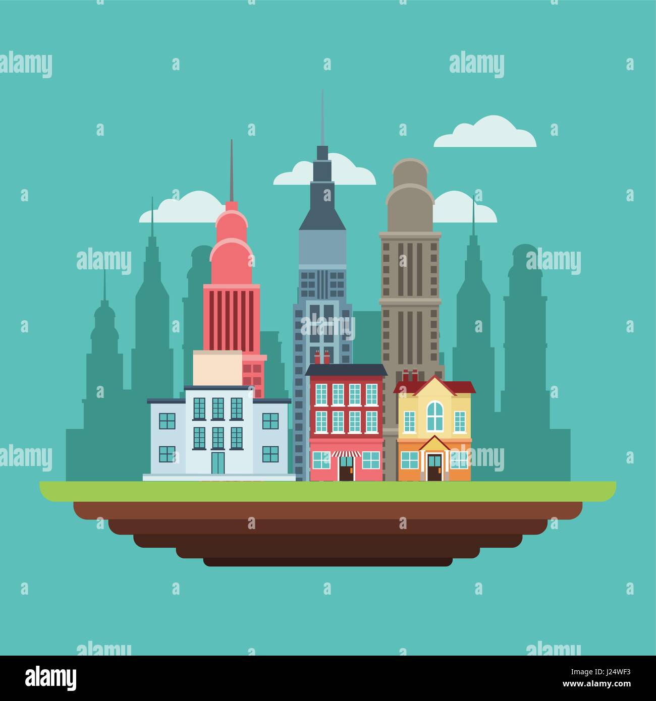 School skyscraper college house Stock Vector Images - Alamy