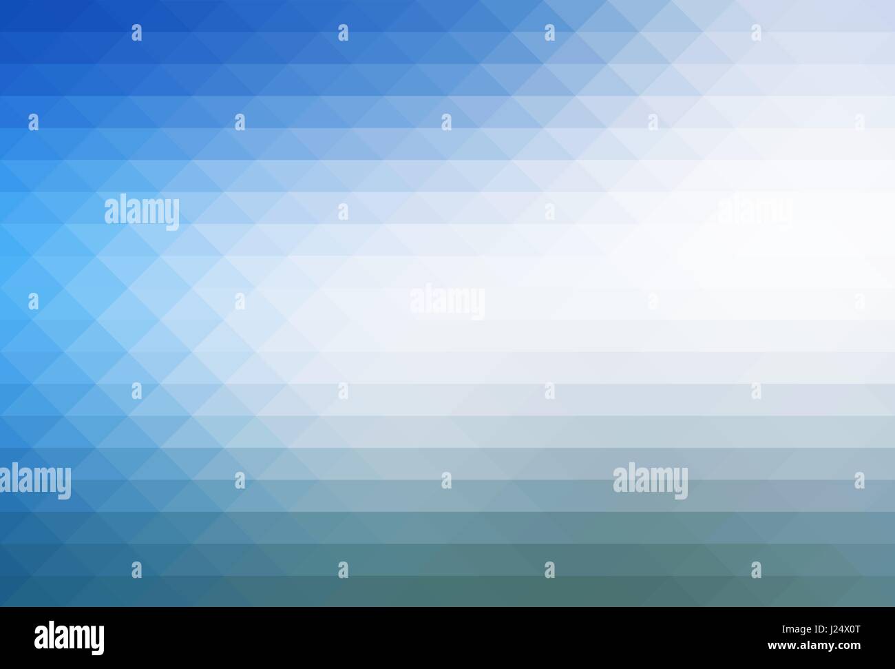 White blue shades abstract geometric background with rows of triangles ...