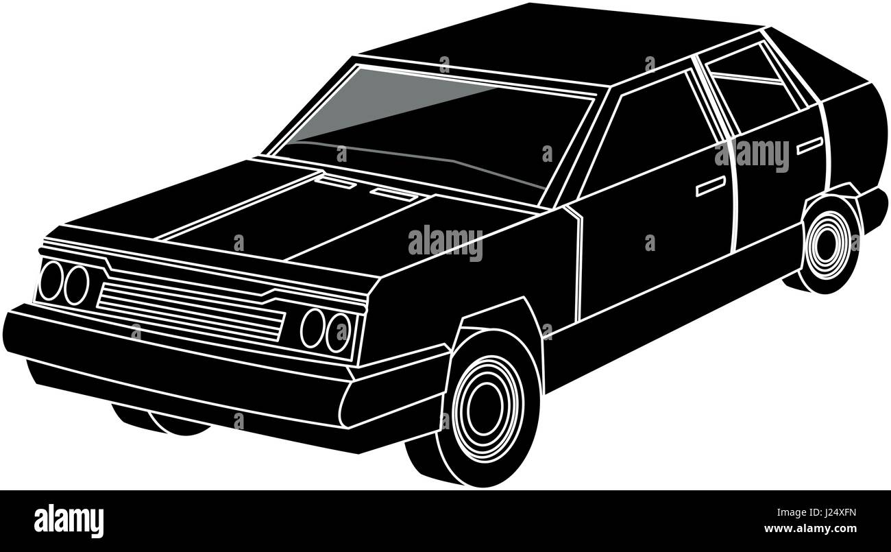 vintage 90s style car icon image Stock Vector Image & Art - Alamy