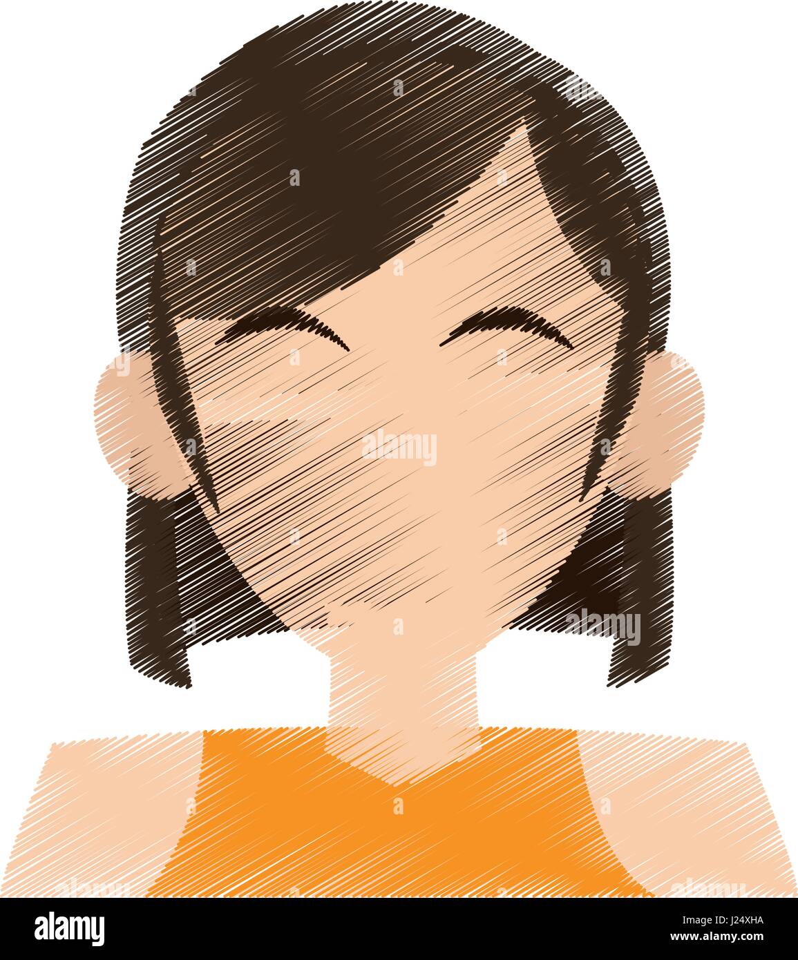 young woman icon image Stock Vector Image & Art - Alamy