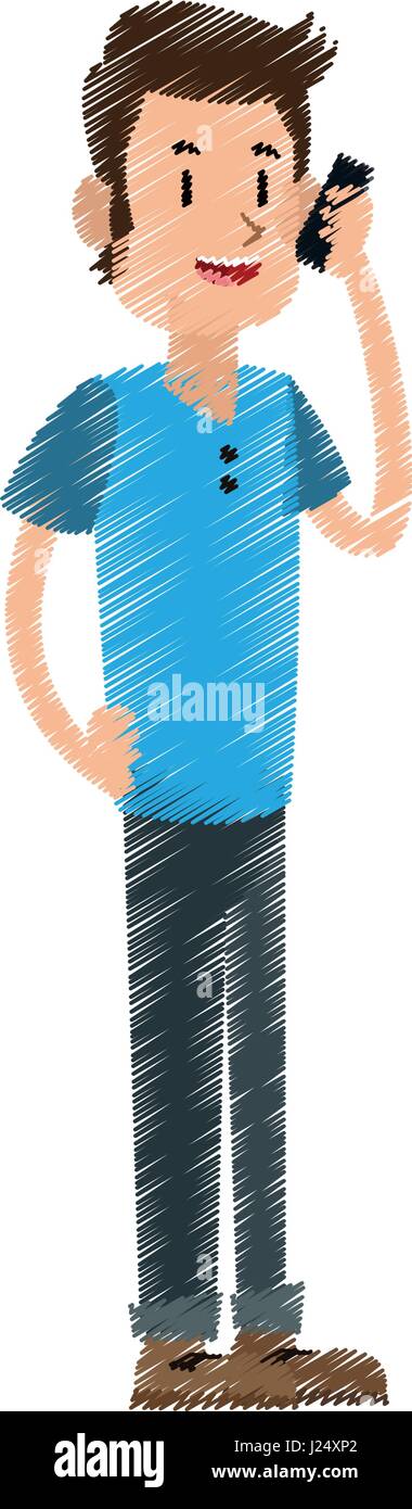 person using phone icon image Stock Vector Image & Art - Alamy
