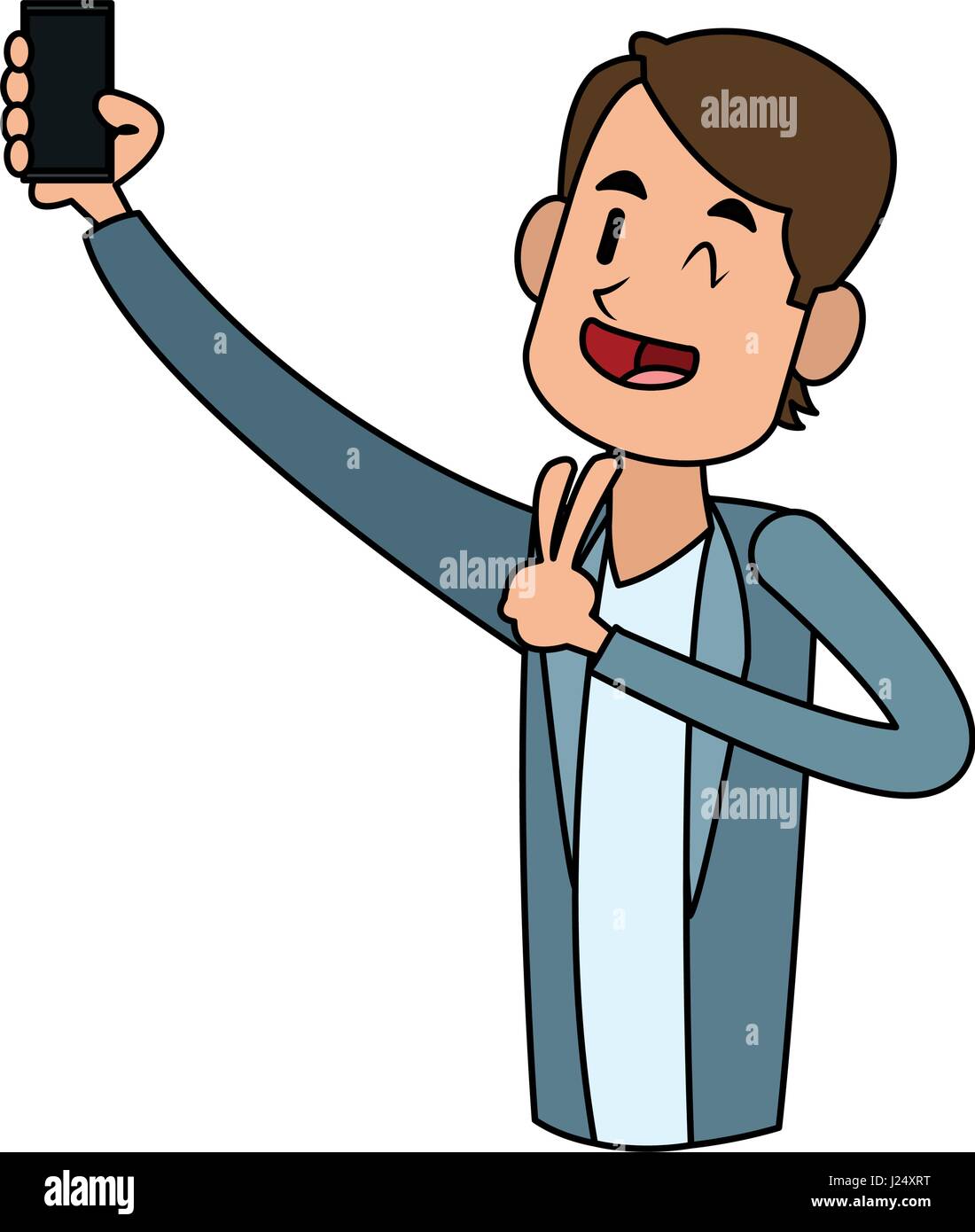 person using phone icon image Stock Vector Image & Art - Alamy