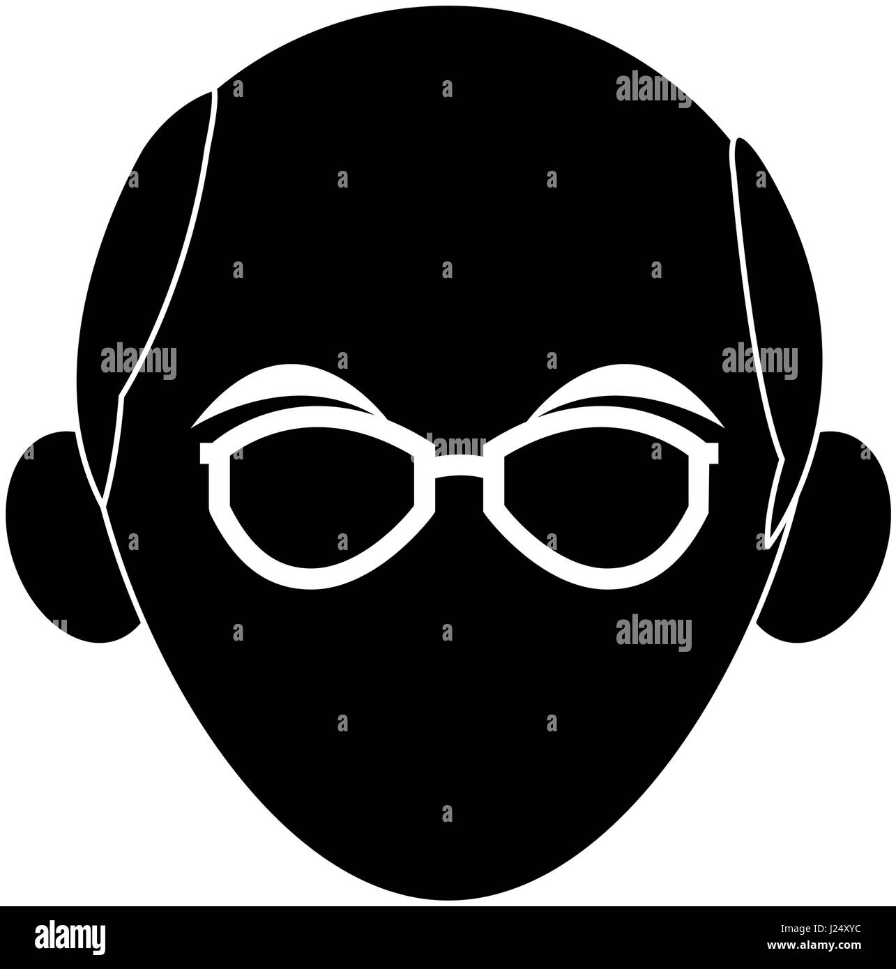 Elderly male with facial hair Black and White Stock Photos & Images - Alamy