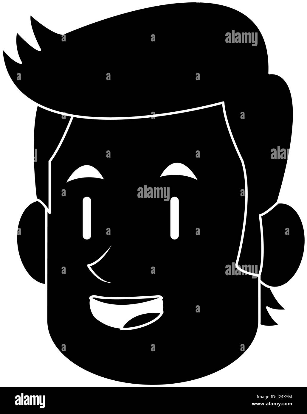 happy smiling man icon image Stock Vector Image & Art - Alamy