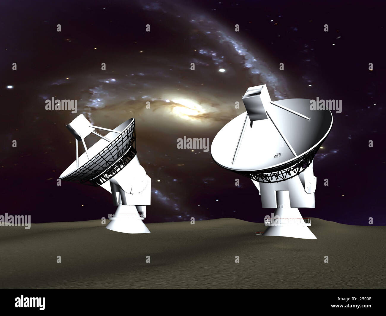 Two telescopes hi-res stock photography and images - Alamy