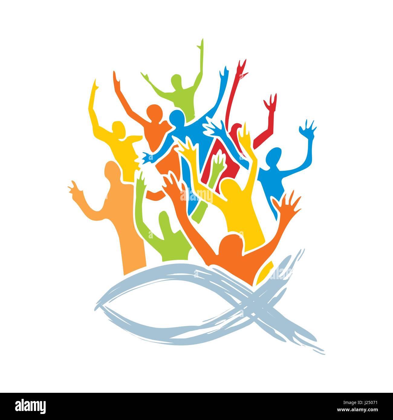 Logo of the church. Glorifying Jesus Christ Stock Vector Image & Art ...