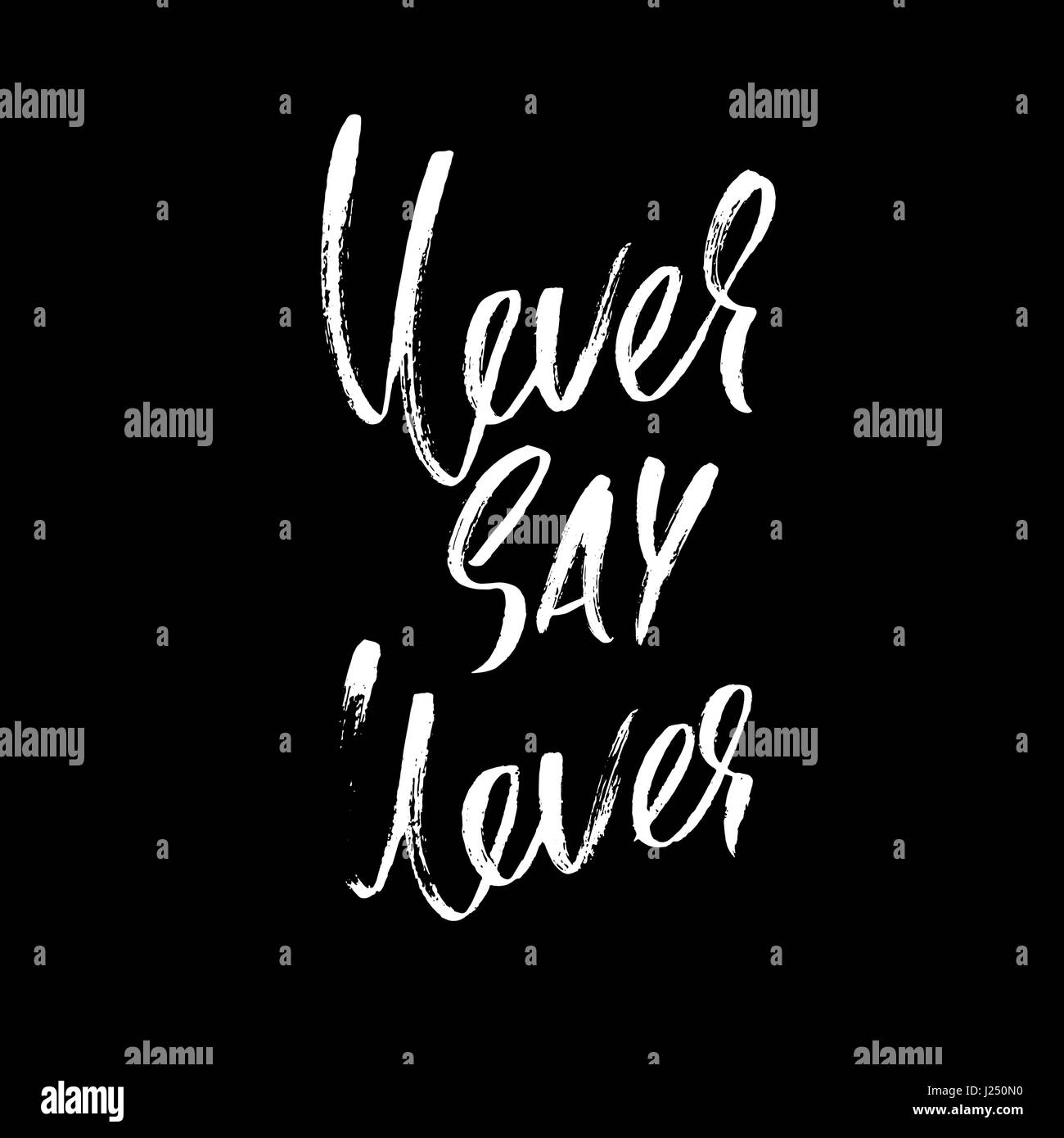 Hand drawn vector lettering. Motivating modern calligraphy. Inspiring ...