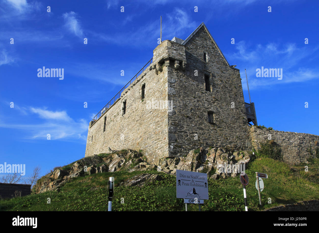 Historic castle building, Baltimore, County Cork, Ireland, Irish ...
