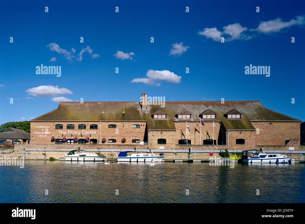 Priory Centre St Neots on River Great Ouse Stock Photo - Alamy