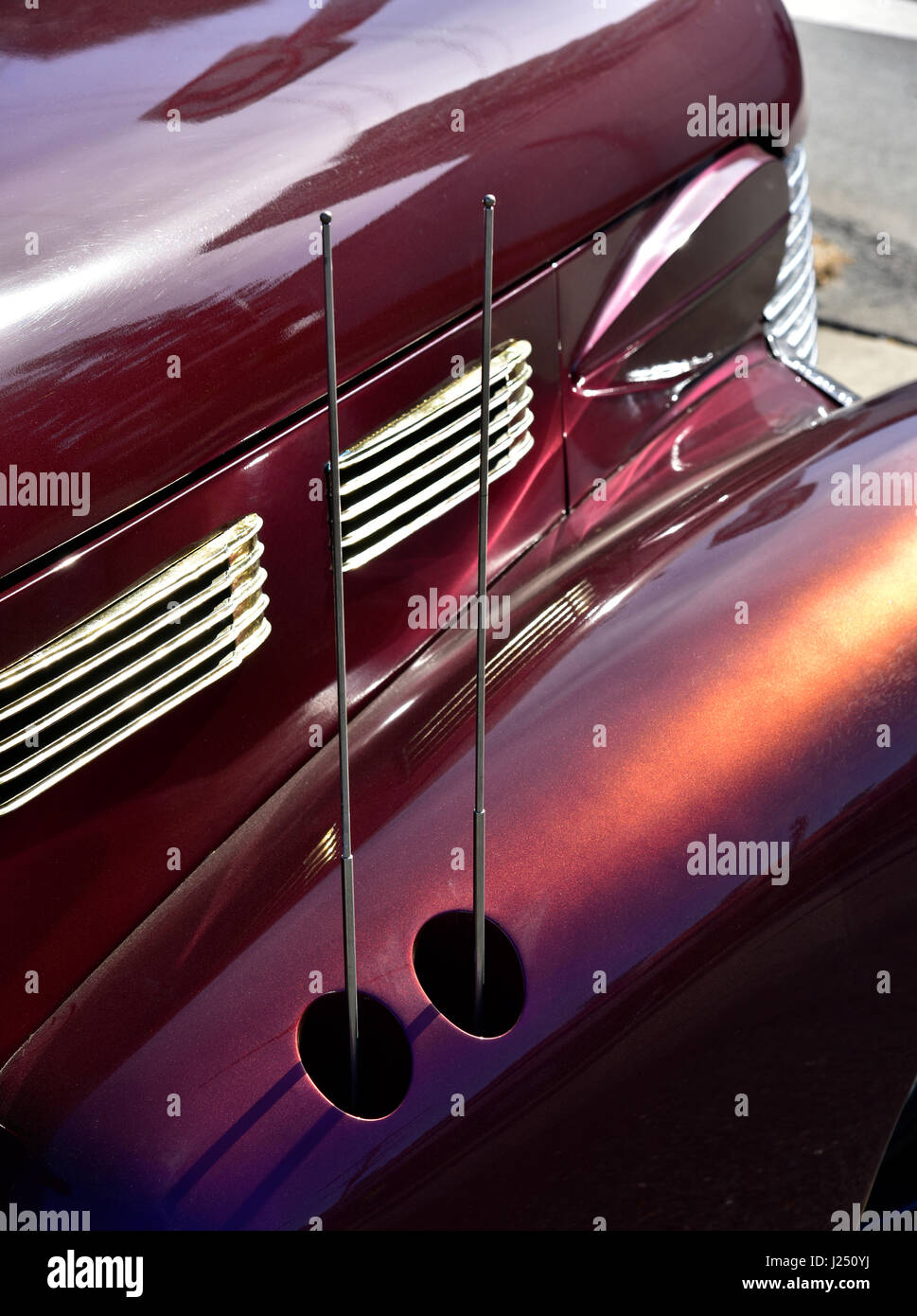 American cruiser at the Cooly rocks on festival at coolangatta, gold ...