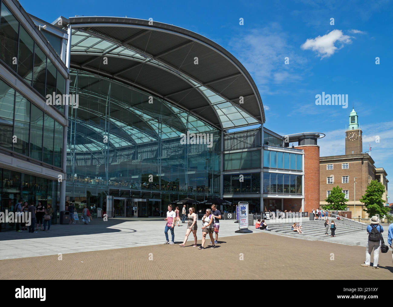Norwich city clock hi-res stock photography and images - Alamy
