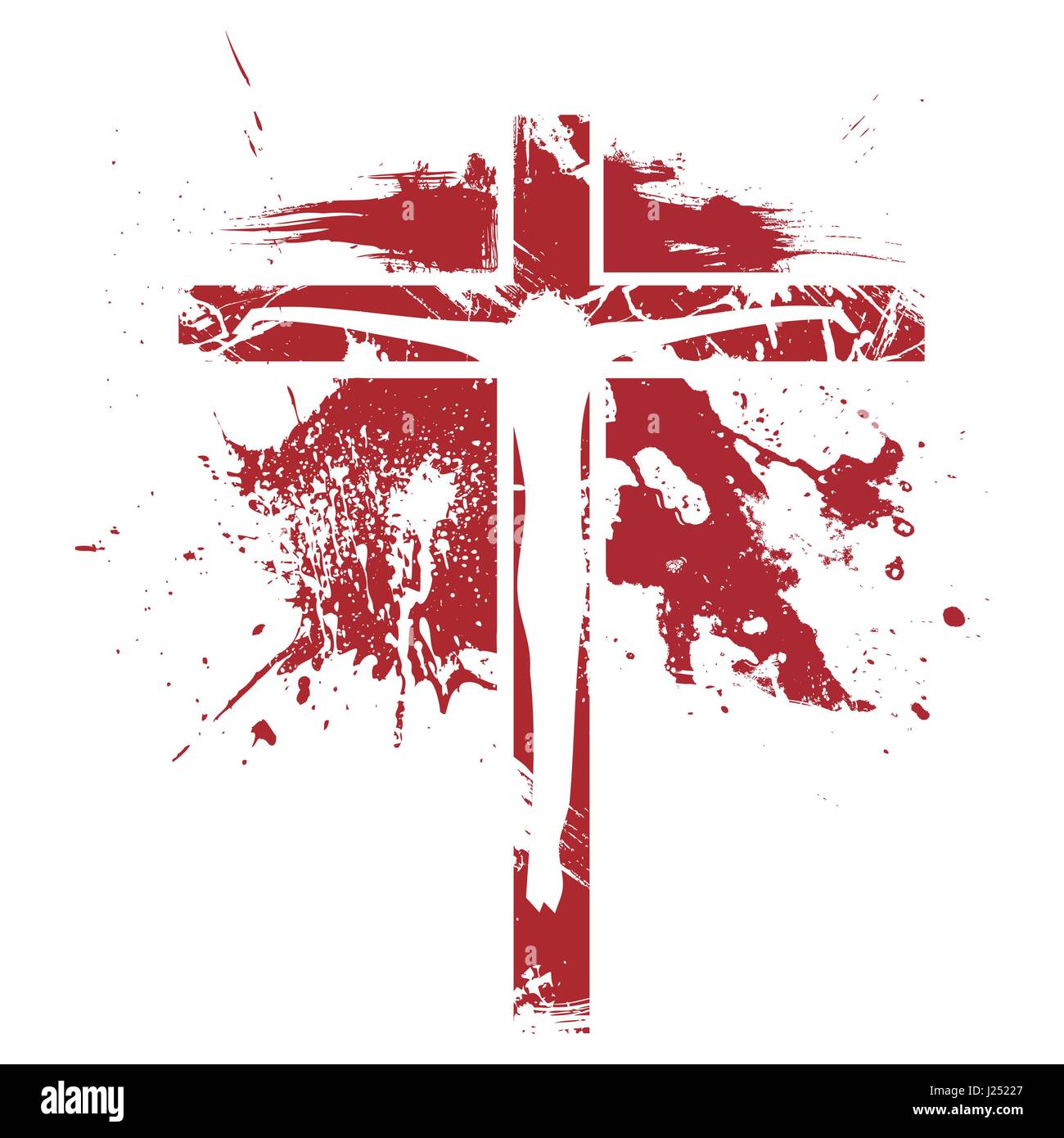 Crucified Jesus Christ Stock Vector Image & Art - Alamy