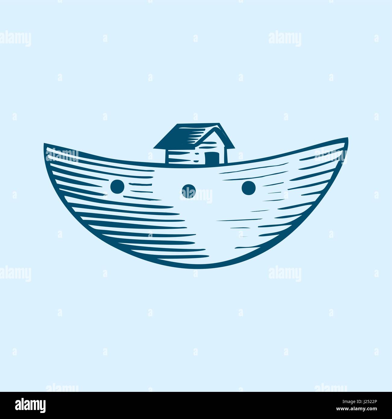 Symbol of the Noah's Ark Stock Vector Image & Art - Alamy
