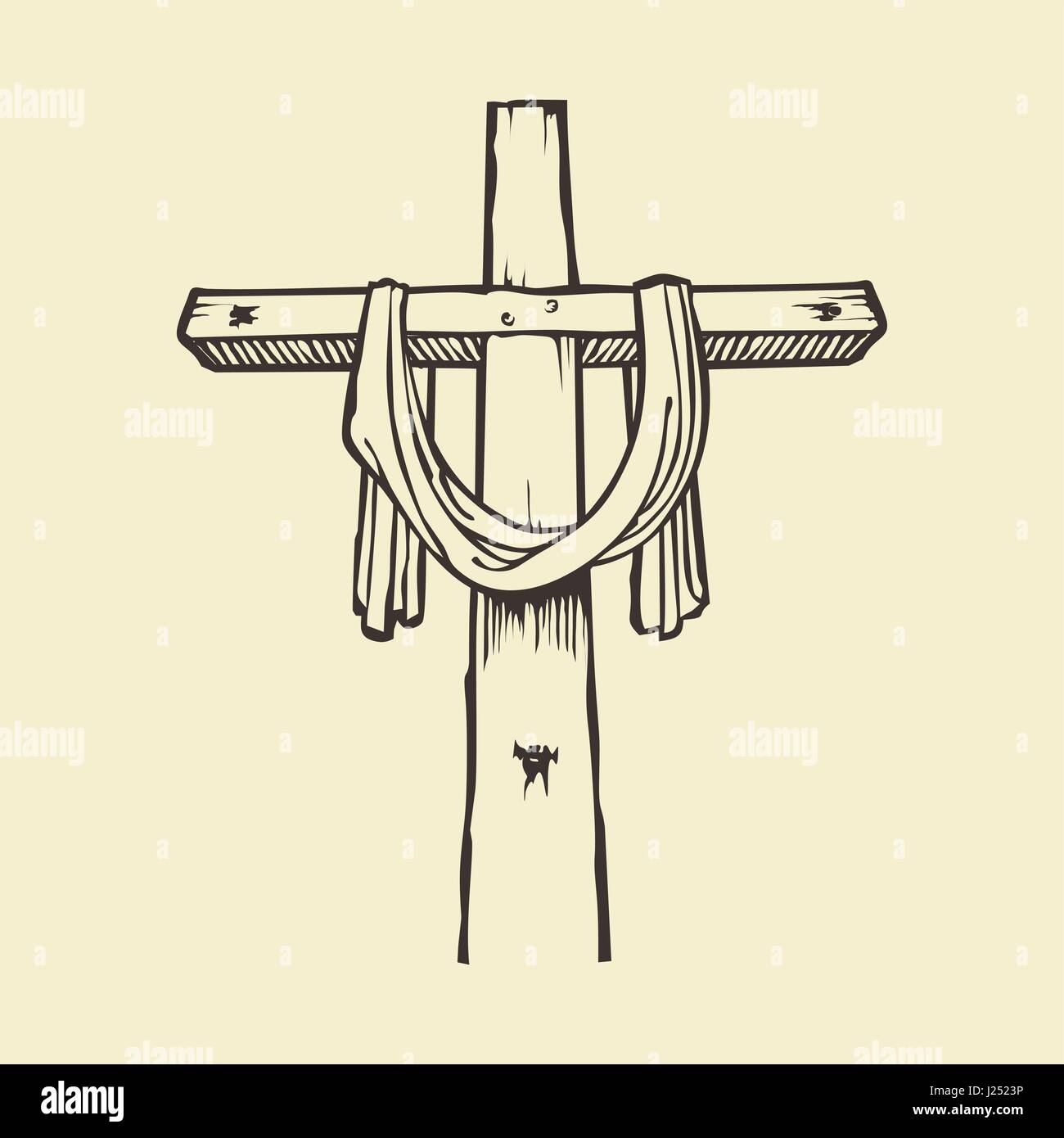 Crucifixion of jesus Stock Vector Images - Alamy