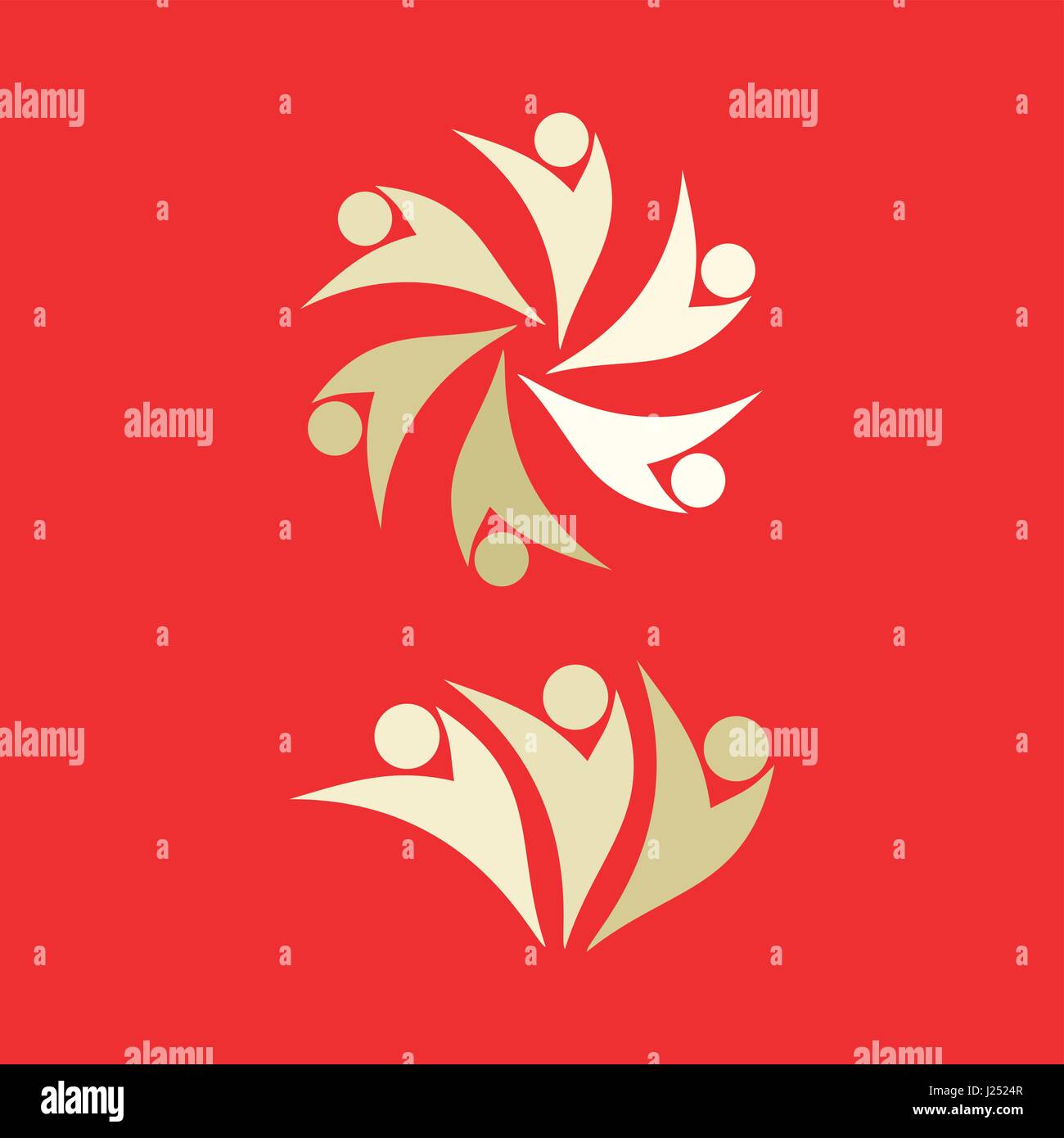 Church logo. Believers united by the teaching of Christ. Living church ...