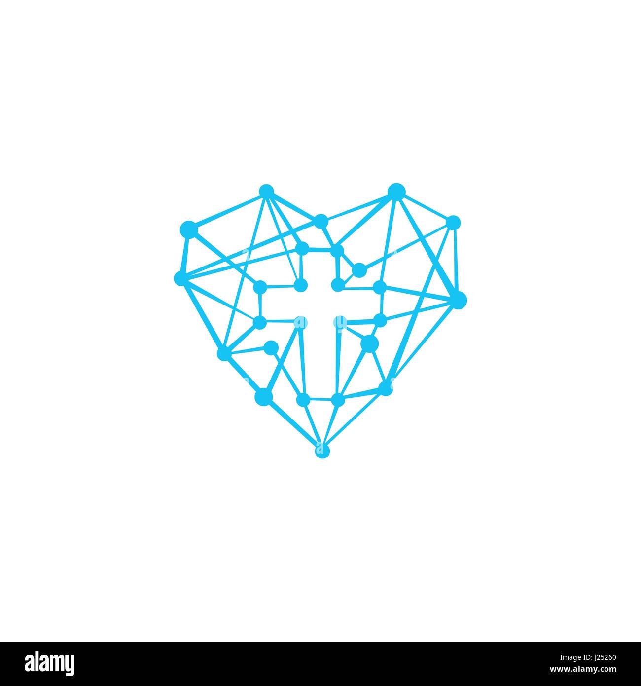 Holy heart christ in Cut Out Stock Images & Pictures - Alamy